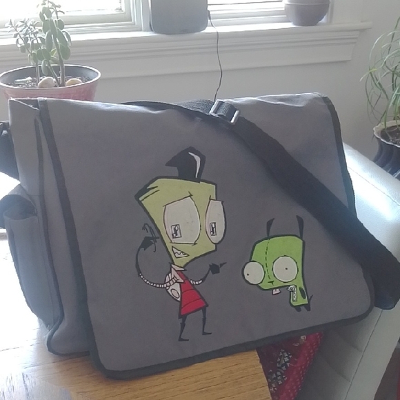 Nickelodeon | Bags | Rare Vintage Invader Zim Messenger Bag 203 | Poshmark